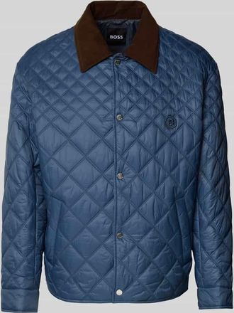 HUGO BOSS Regular Fit Steppjacke mit Cord-Kragen Modell C-COSMIX