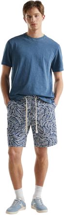 Benetton Herren Bermuda 4a5mu900l Shorts, blau, XL