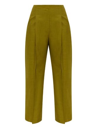 Theory pantalon à détail plissé - Vert
