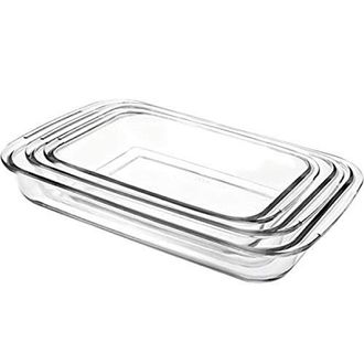 Ibili Ibili 480700 - Set 3 Quelle Ofen ECKIG Kristall