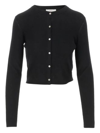 Vince cardigan &agrave; encolure ronde - Noir