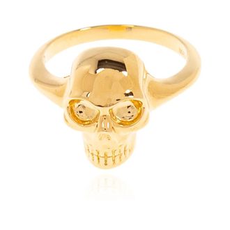 Alexander McQueen Messingring - - Accessories - Damen - Gelb - 52 MM