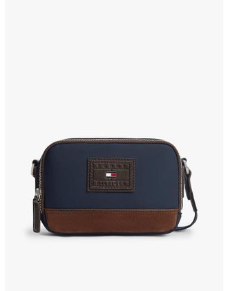 Tommy Hilfiger Heritage - Sac bandouli&egrave;re pour appareil photo effet color block - Bleu fonc&eacute;