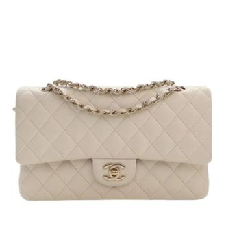Chanel Pre-owned Vintage Double Flap Schultertasche - - Pre-owned - Damen - Beige - ONE SIZE