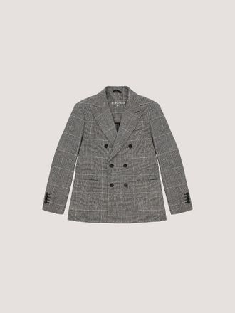 Circolo 1901 Prince of Wales double breasted jacket Nero Prince of Wales / 48