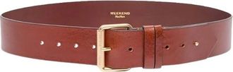 Max Mara Ceinture taille haute - Femme - Accessoires - Brun - Taille: L