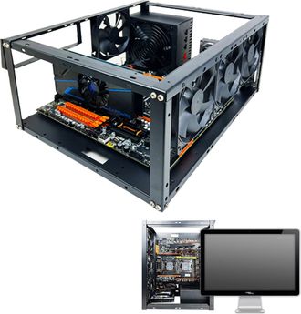 Generic Di.y Halterung für Computer-Motherboards, Wärmeableitungshalterung für Motherboard | Computer-Mainboard-Gehäuse mit Übertaktungs-Stützrahmen für Deskt