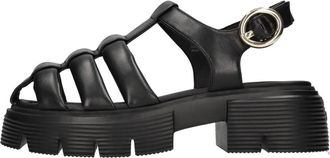 Stuart Weitzman Femme, Chaussures, Noir, Taille: 36 EU Nolita Fisherman Sandal