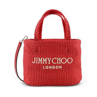 Jimmy Choo London Femme, Sacs, Rouge, Taille: ONE Size Beach Tote Mini