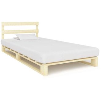 vidaXL Maison Exclusive Palettenbett Massivholz Kiefer 100&times;200 cm