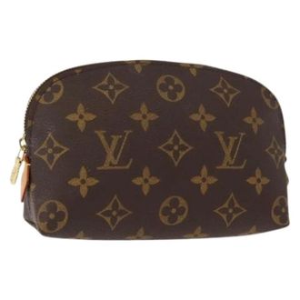 Louis Vuitton Pochette en cuir Pre-owned - Femme - Pre-owned - Brun - Taille: ONE Size