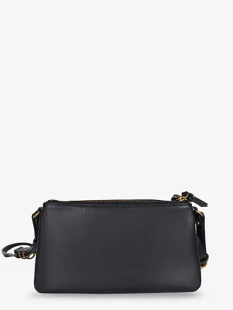 Pinko Womens Baby Love Bag One Slouchy Leather Crossbody Black Shoulder