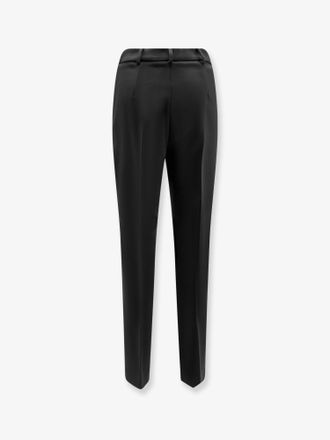 Max Mara Womens Trousers Mxmgiglio Virgin Wool Black