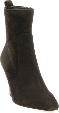 Brunello Cucinelli Precious Heel Monile Ankle Boot - black