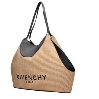 Givenchy Raffia Shoulder Bag - Beige