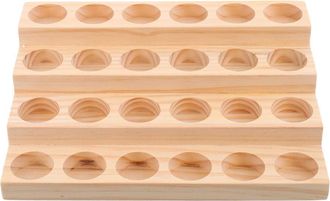 Milisten Flaschenst&auml;nder F&uuml;r &Auml;therische &Ouml;le Flasche Rack Nagelpolitur Verkaufsregale F&uuml;r &Auml;therische &Ouml;le Halter F&uuml;r &Auml;therische &Ouml;le Aus Holz Flasche Zeigt Vitrin