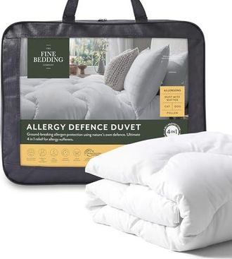 The Fine Bedding Company Allergie-Abwehr-Bettdecke - 4,5 Tog - aus recycelten Materialien - antiallergisch und hypoallergen - Kingsize-Bett