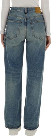Haikure Wide Fit Cotton Jeans - Blue