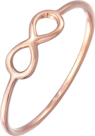 Elli PREMIUM Ring Damen Infinity Unendlichkeit Symbol Zeichen in 750 Roségold