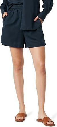 The Drop Short pour Femme, Coupe Carr&eacute;e, Bleu Fonc&eacute; Sky Captain, M