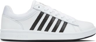 K-Swiss Kswiss Womens Court Winston,White/Black Panther,35,5EU