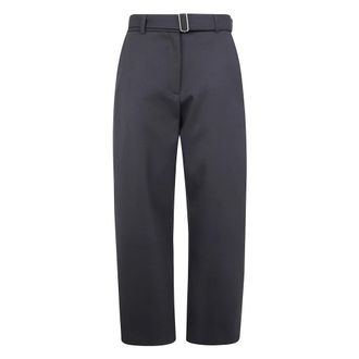 STUDIO NICHOLSON Doring Bundfaltenhose mit G&uuml;rtel - - Trousers - Damen - Schwarzk - S