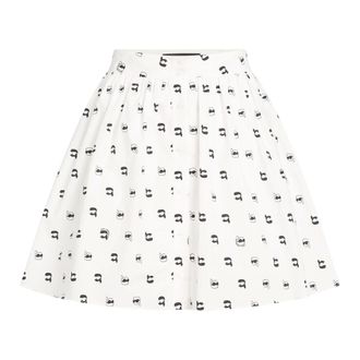 Karl Lagerfeld Damen, R&ouml;cke, Wei&szlig;, XSGr&ouml;&szlig;e