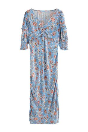 Laura Ashley Midikleid Laura Ashley Derwent Midaxi-Kleid mit Blumen-Print (1-tlg)