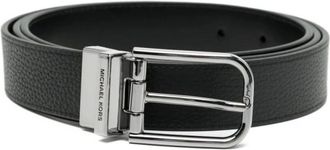Michael Kors Homme, Accessoires, Noir, Taille: ONE Size Reversible Leather Belt