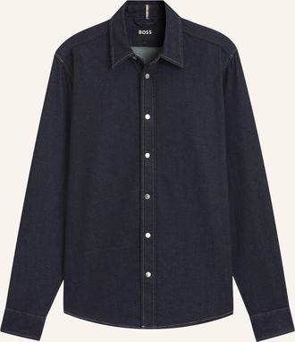 HUGO BOSS Casual Hemd H-Liam blau