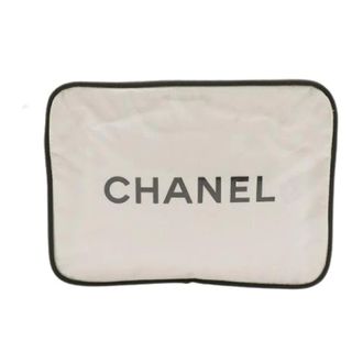 Chanel Pre-owned Pochette Cosm&eacute;tique en Plastique - Femme - Pre-owned - Blanc - Taille: ONE Size
