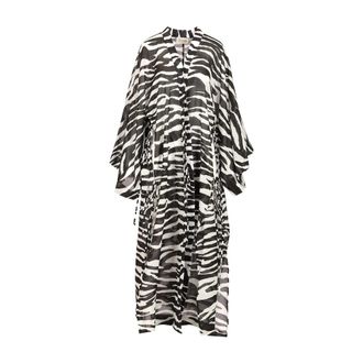 The Attico Zebra Print Musselin Kaftan - - Dresses - Damen - Mehrfarbig - L