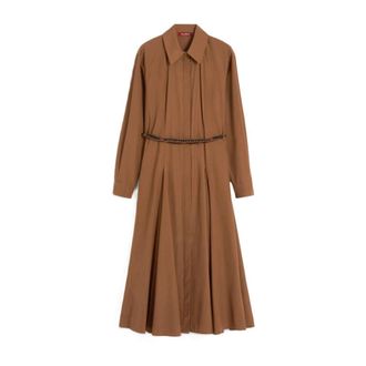 Max Mara Mstaffetto Shirt Dress - - Dresses - Damen - Braun - XS