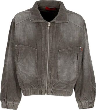 Acupuncture Acupuncture, Homme, Vestes, Gris, Taille: M Veste en velours c&ocirc;tel&eacute;