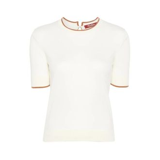 Max Mara Mstagenda 006F 012 T-shirt - - Tops - Damen - Wei&szlig; - S