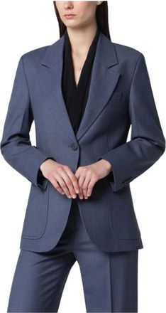 Victoria Beckham Femme, Vestes, Bleu, Taille: 34 FR Katherine Jacket