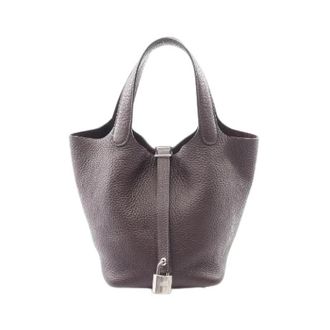 Herm&egrave;s Pre-owned Picotin Lock PM Calfskin Handbag - - Pre-owned - Damen - Braun - ONE SIZE