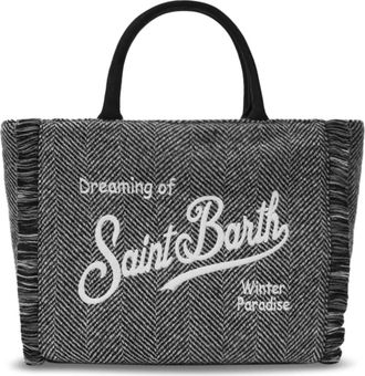 MC2 Saint Barth Femme, Sacs, Noir, Taille: ONE Size Colette Wool Tote Bag