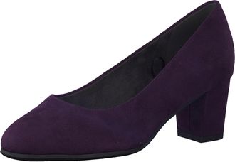 Jana Damen Pumps mit Blockabsatz Vegan, Violett (Purple), 38 EU