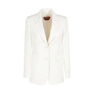 Max Mara Damen, Jacken, Wei&szlig;, SGr&ouml;&szlig;e