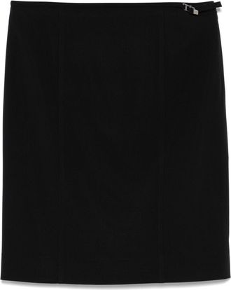 Gucci minijupe &agrave; boucle (ann&eacute;es 2000) - Noir