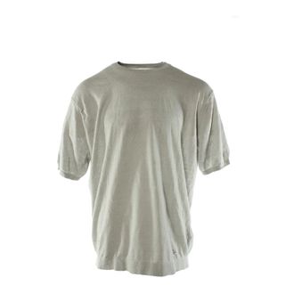 C.P. Company Graues Leinen Herren T-Shirt - - Tops - Herren - Grau - XL