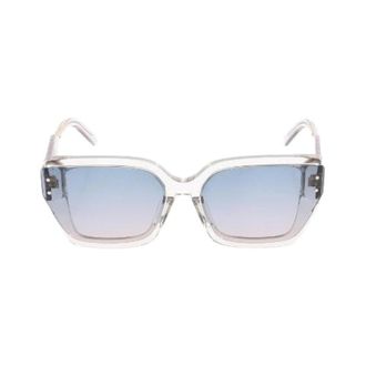 Dior Lunettes de soleil Pre-owned &agrave; verres d&eacute;grad&eacute;s - Femme - Pre-owned - Bleu - Taille: ONE Size