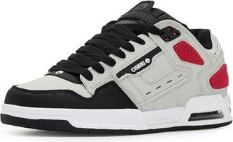 Osiris Chaussures de skate Peril pour homme, Gris/noir/rouge, 6