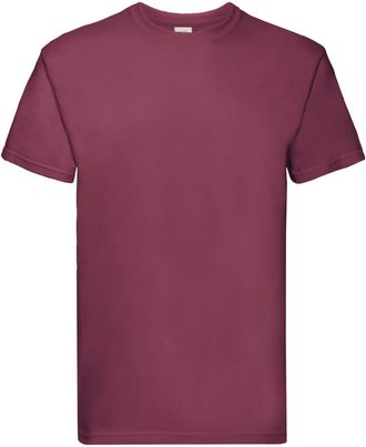 Fruit Of The Loom Super Premium T, Gr&ouml;&szlig;e:L, Farbe:Burgund