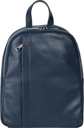 Samantha Look Rucksack Echt Leder Damen | Made in Italy, Moderner City Rucksack mit Hauptfach, Einsteck- und Reißverschlussfächern | 021686