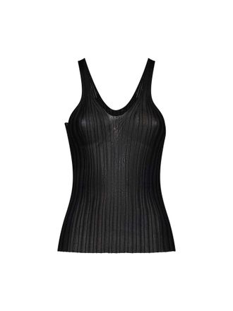 Khaite Val Tank Top - Black