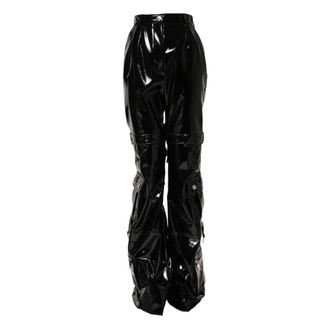 Dolce & Gabbana High Waist Cargo Bootcut Hose - - Trousers - Damen - Schwarzk - S