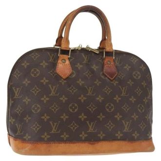 Louis Vuitton Sac &agrave; main en toile Pre-owned - Femme - Pre-owned - Brun - Taille: ONE Size