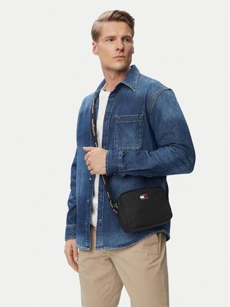 Tommy Jeans Handtasche Tjw Ess Daily Crossover AW0AW18769 Schwarz